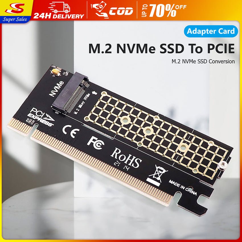 【SuperSales】M.2 to PCIE x16 Adapter Card pci-e to M .2 Convert Adapter ...