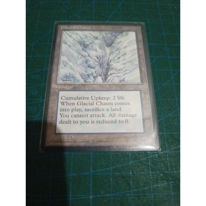 Glacial Chasm mtg card | Shopee Philippines