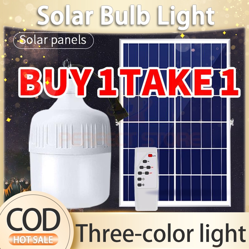 Solar Bulb Light Outdoor Waterproof Camping Lamp Rechargeable Solar ...