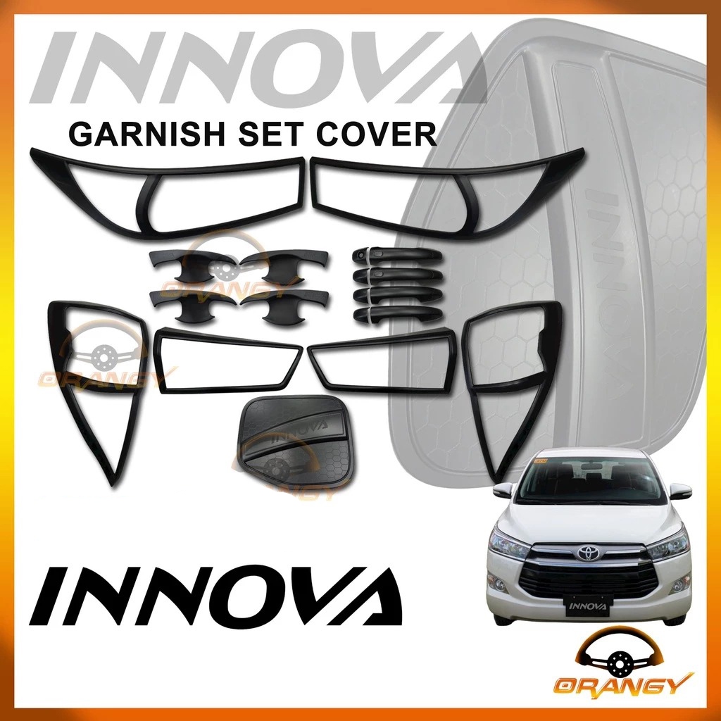 Toyota Innova 2019 to 2025 V VARIANT Garnish Combo set cover Matte ...