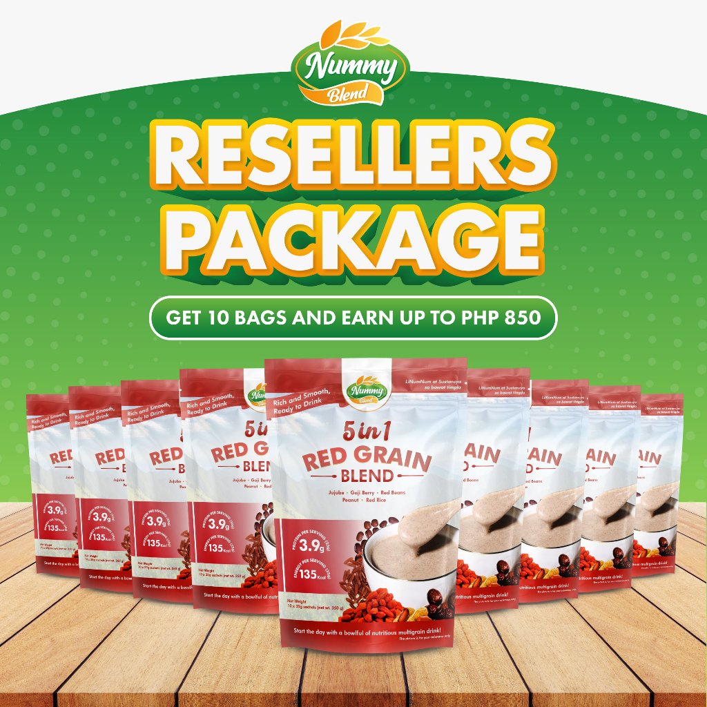 Nummy Blend Resellers Package 10/12 Pouch (10 sachet x 35g) | Shopee ...