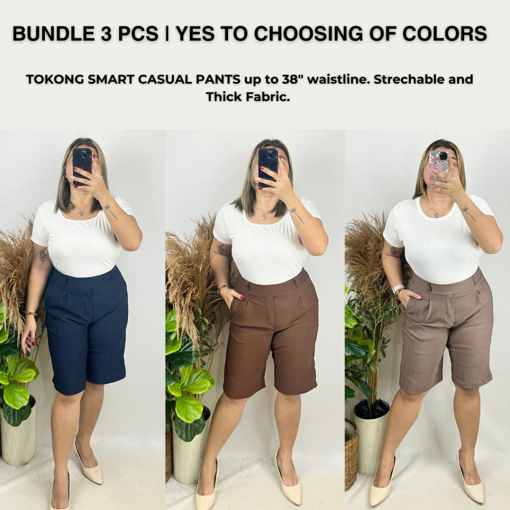BUNDLE TOKONG 3 PCS ASSORTED | PEDAL SUMMER WOVEN SHORTS - WAIST 28 ...