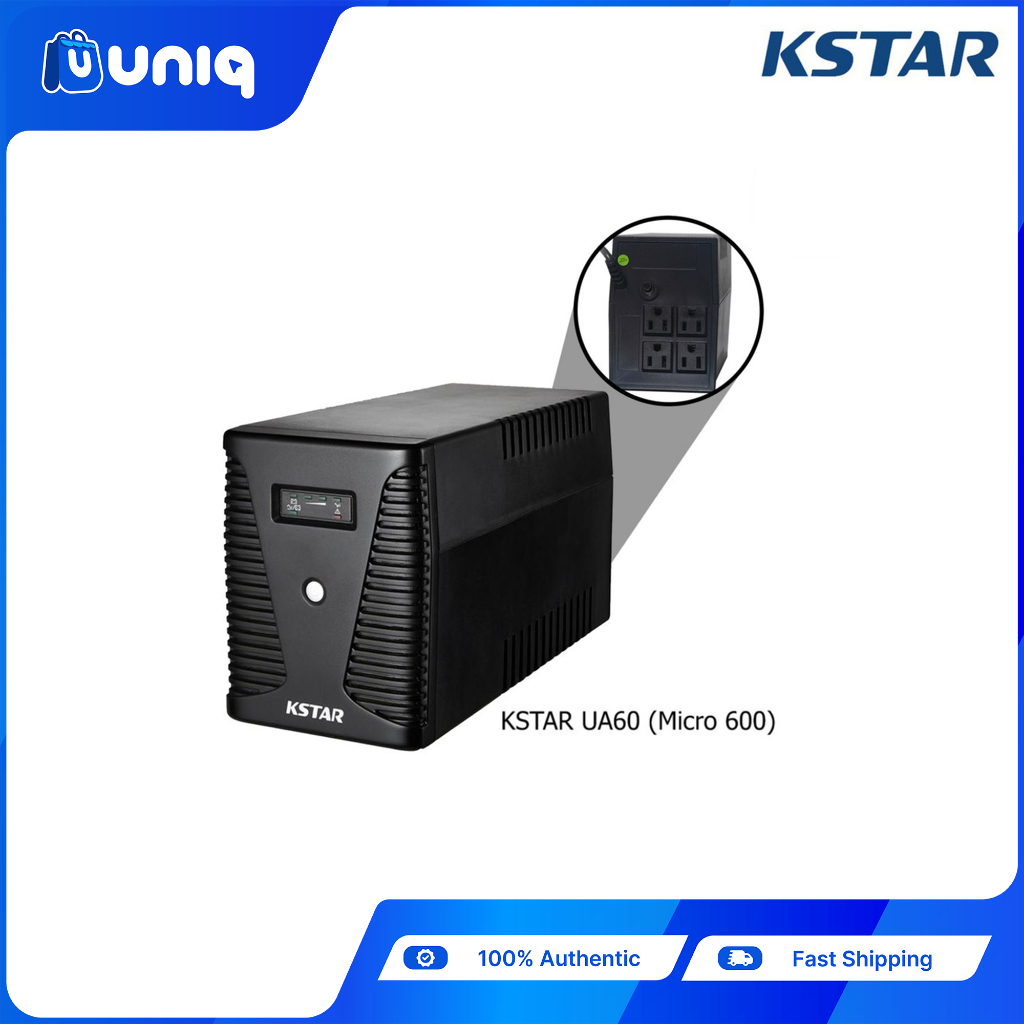 KSTAR UA60 Micro 600 600VA / 360W Line Interactive UPS | Shopee Philippines
