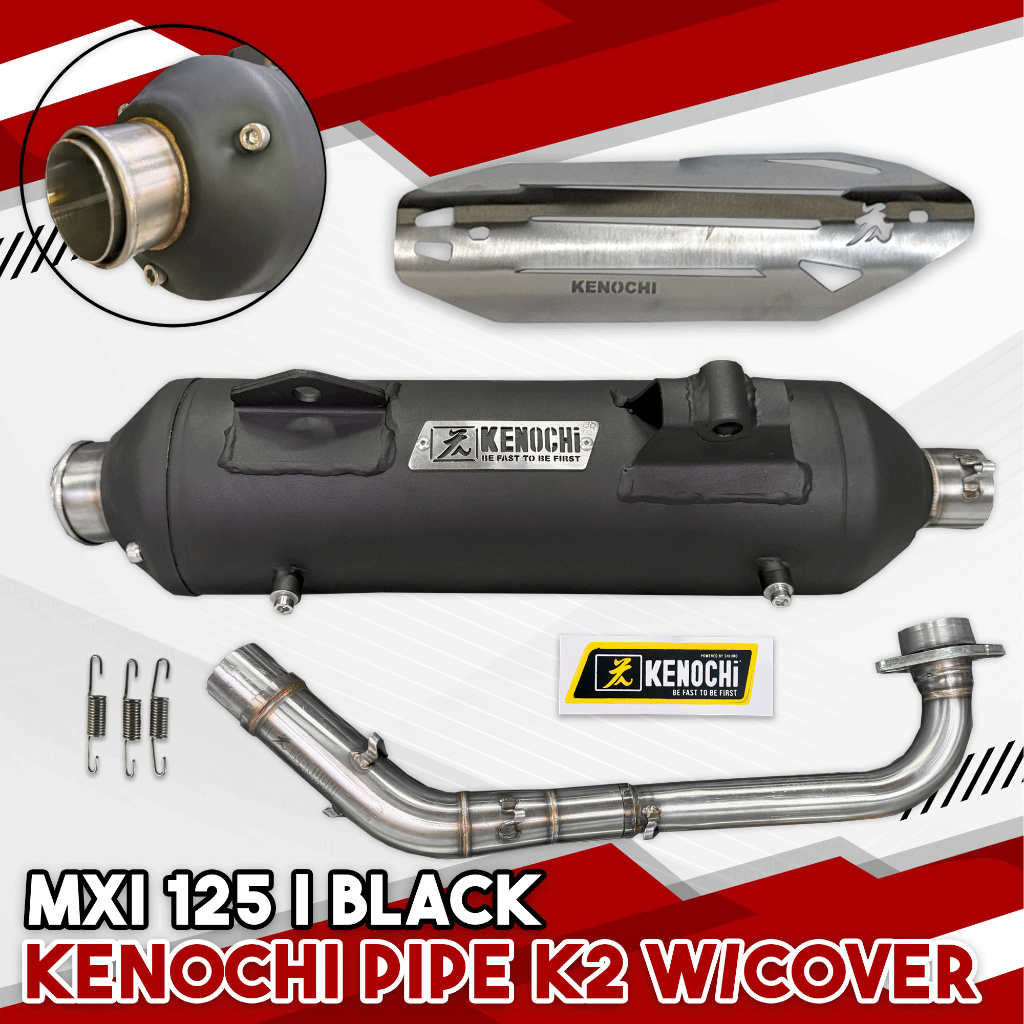 KENOCHI K2 PIPE BLACK MXI 125 V2 | Shopee Philippines