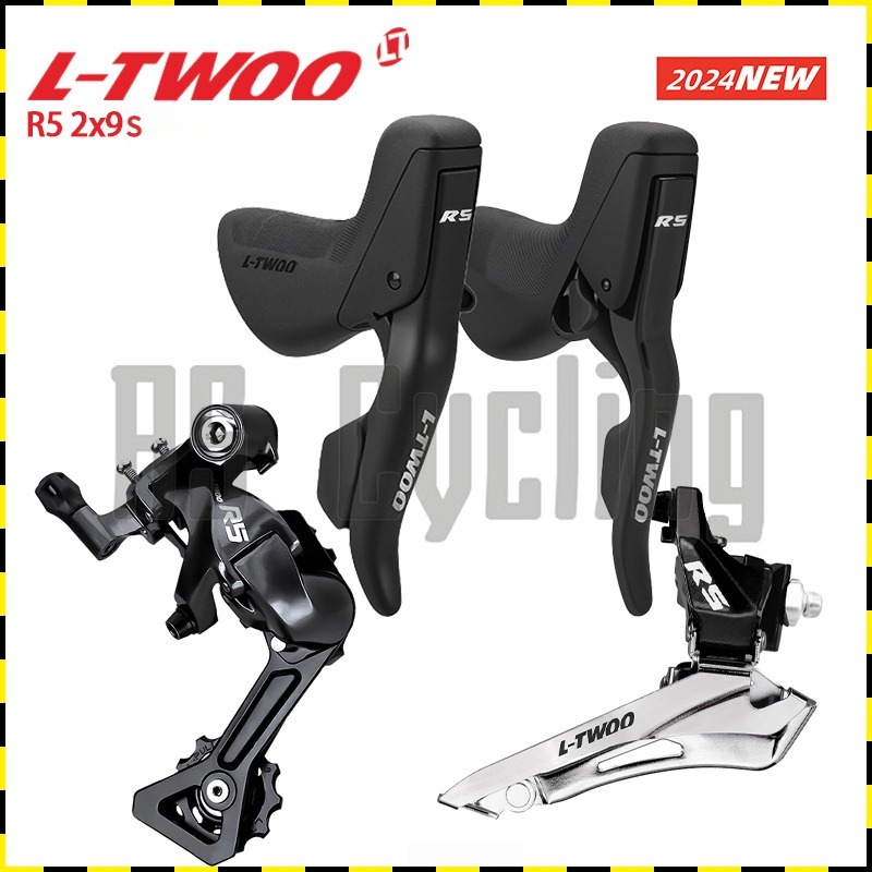 【COD&Ready】 LTWOO R5 2x9 Speed 18s Road Bike Shifter Rear Derailleurs ...