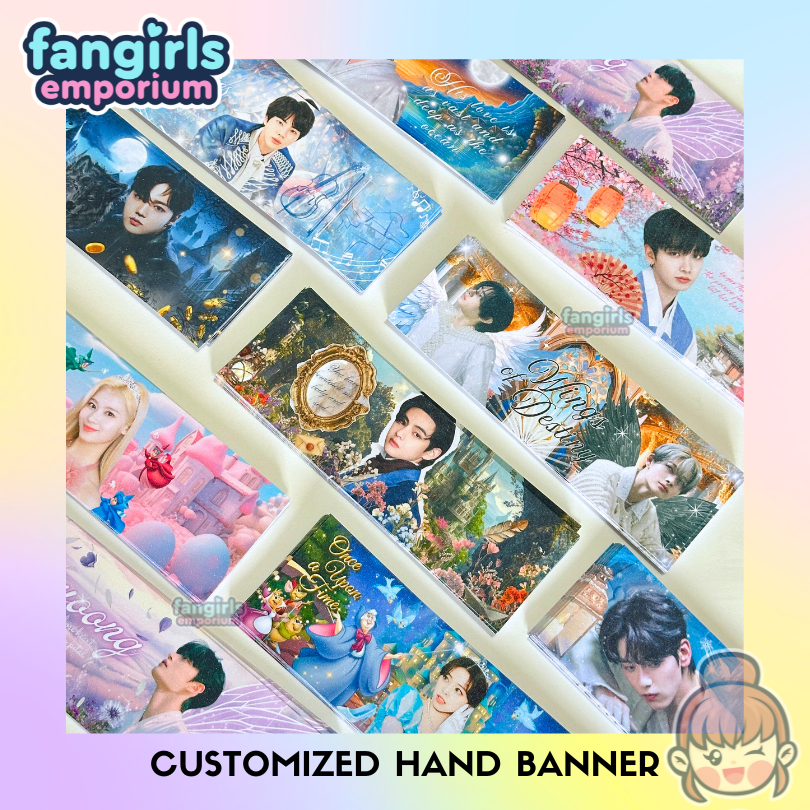Customized KPOP Hand Banners (4 x 11.5 inches) | Shopee Philippines