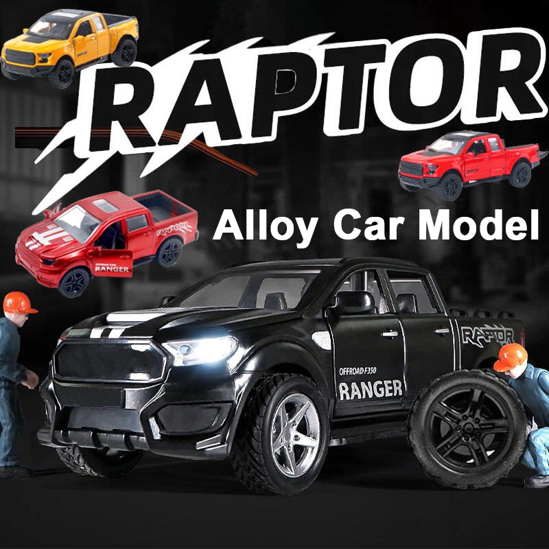 1:36 Alloy Model Toy Car 12CM Offroad Car Pickup Truck Model Light ...