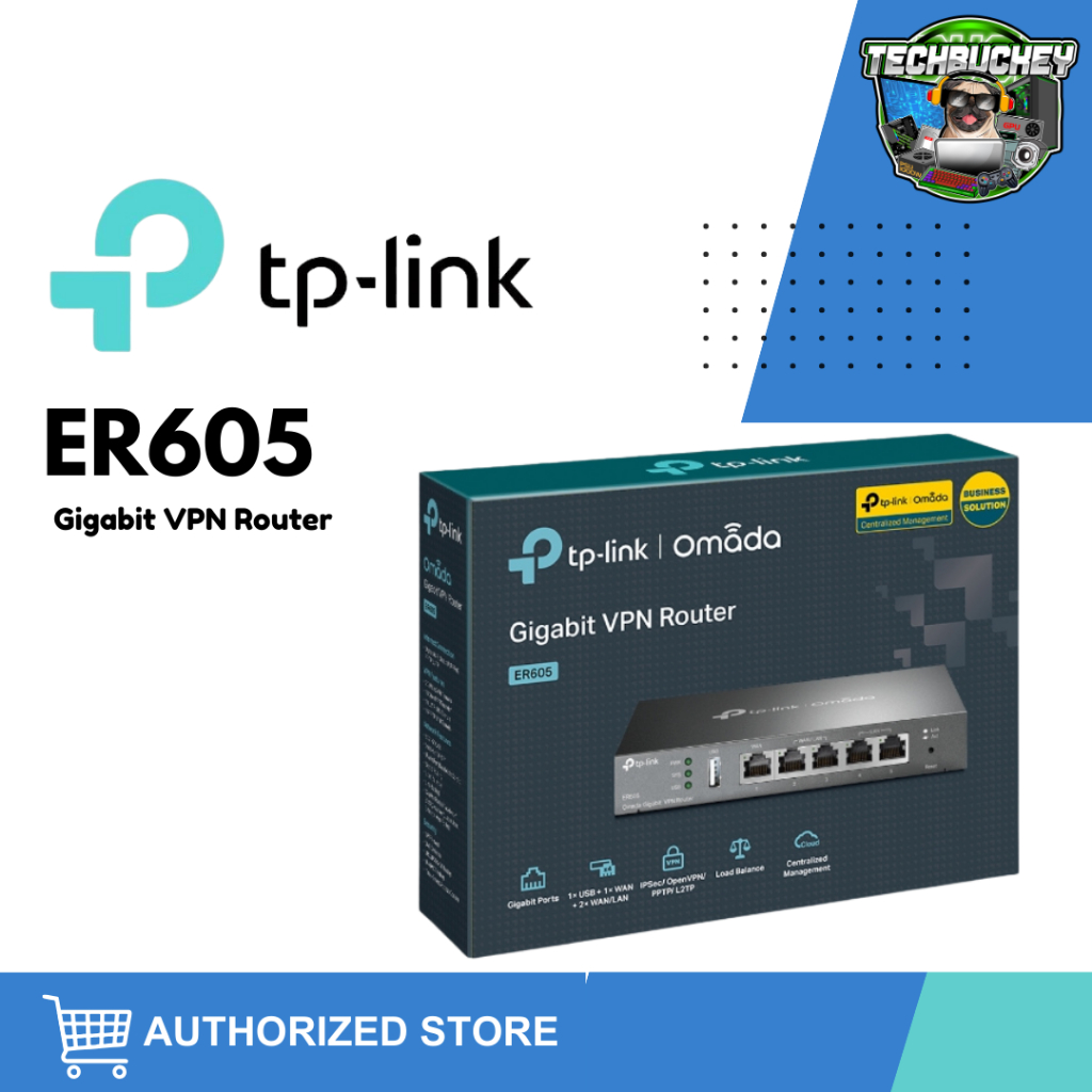 TP-Link ER605 Omada Gigabit VPN Router | Shopee Philippines