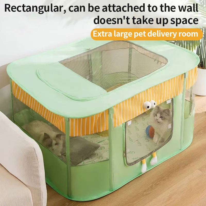 Portable Outdoor Cattery Fences Pet Tent Houses For Foldable Indoor Cat ...