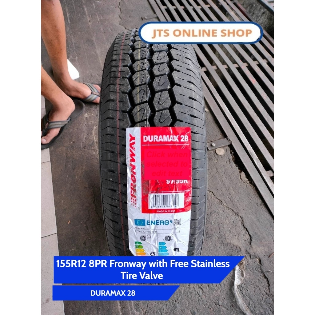 155R12 8PR Fronway Duramax w/ Free Stainless Tire Valve (PRE-ORDER) | Shopee Philippines