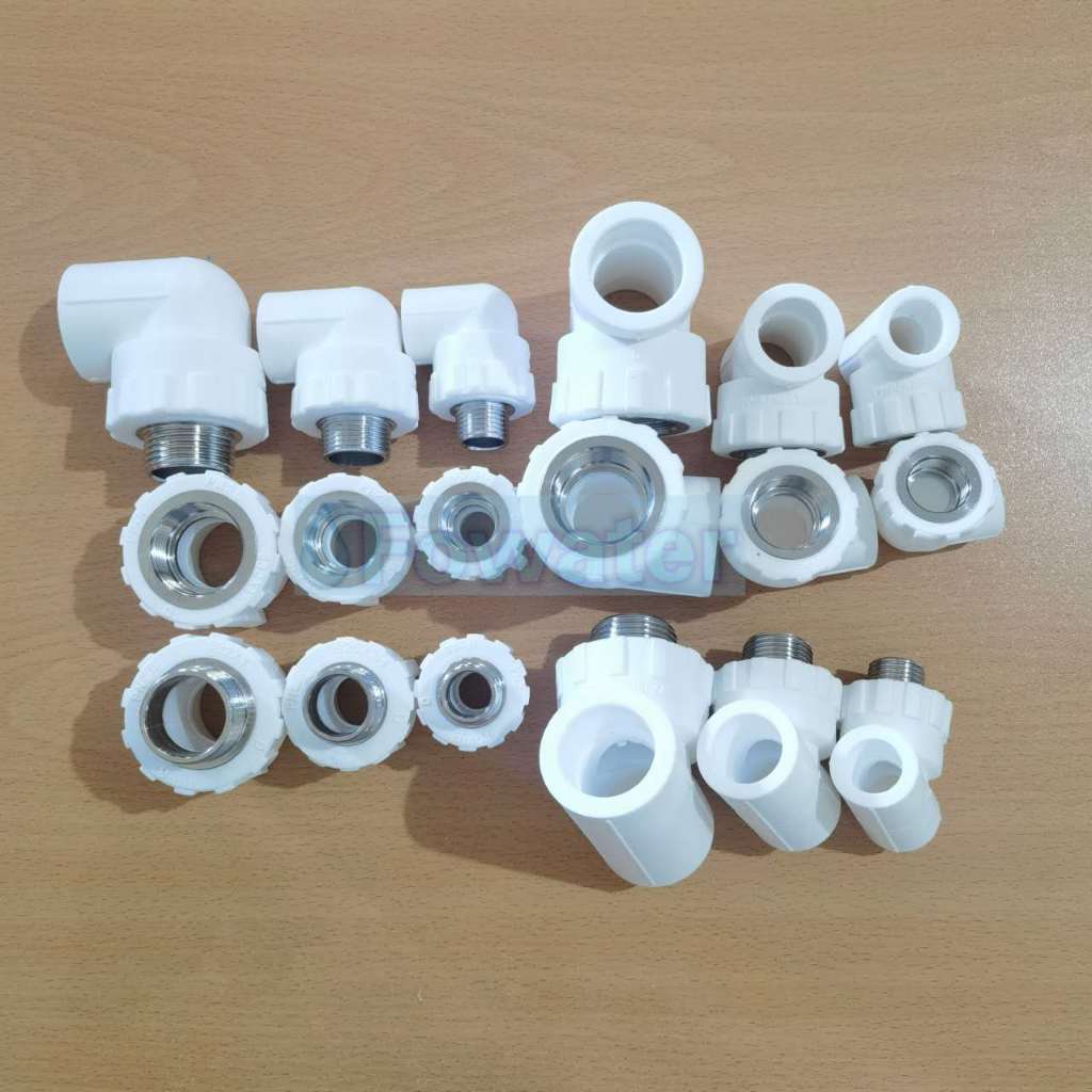 PPR Fittings Adapter/ Elbow/Tee (1/2,3/4, 1,1/2*3/4,1/2*1,3/4*1)(Male ...