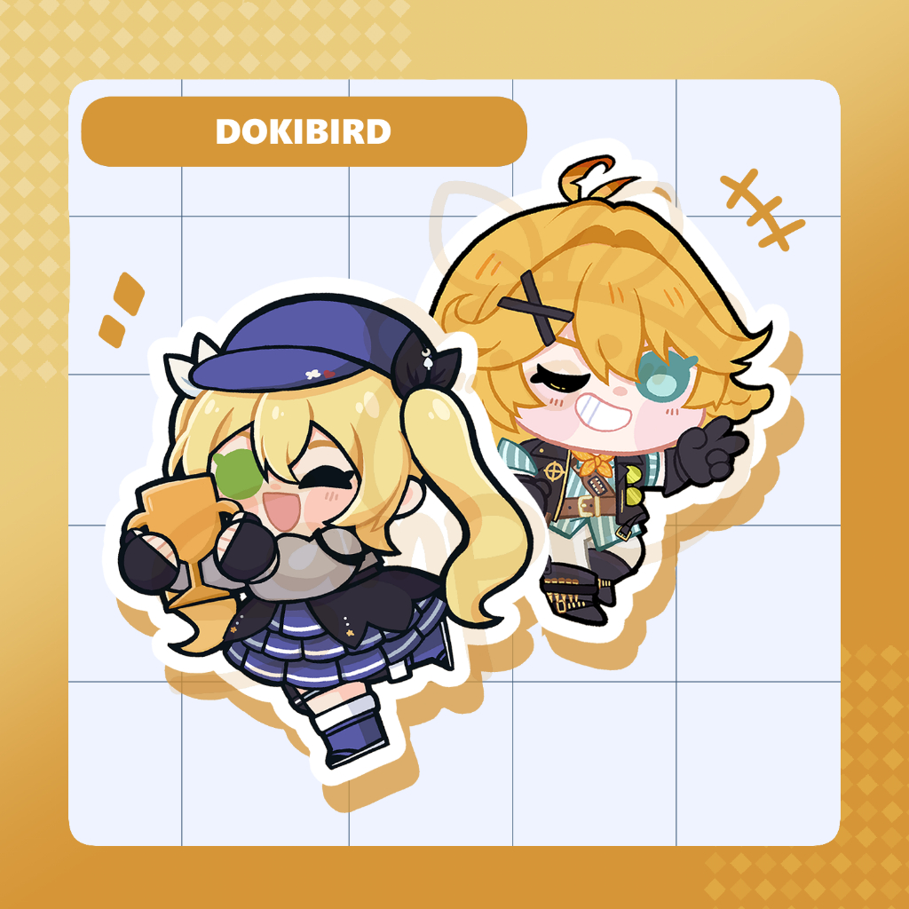 Dokibird Laminated Vinyl Sticker┃nimica shop | Shopee Philippines