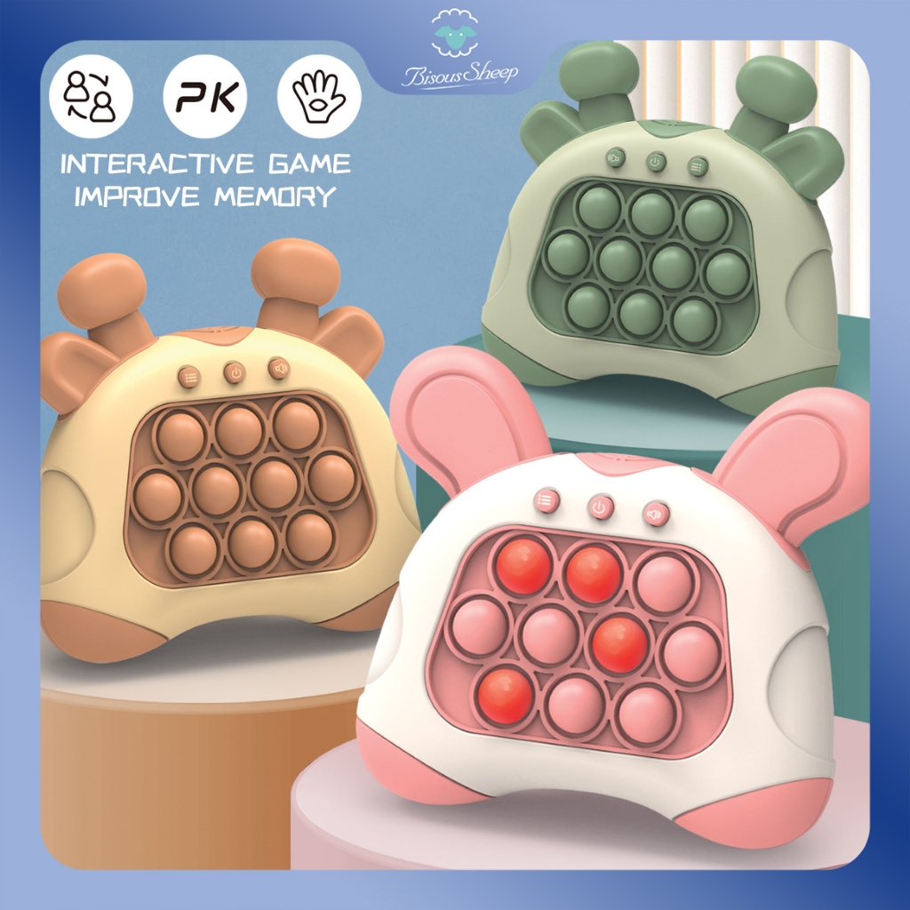 Speed Push Game Console Pop It Game Machine Educational Toys Children's ...