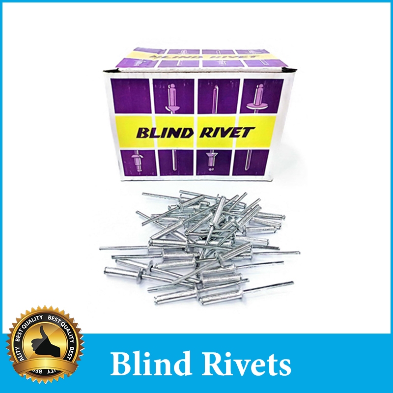 Aluminum Blind Rivets 500-700PCS Per Box Silver Blind Rivet for ...