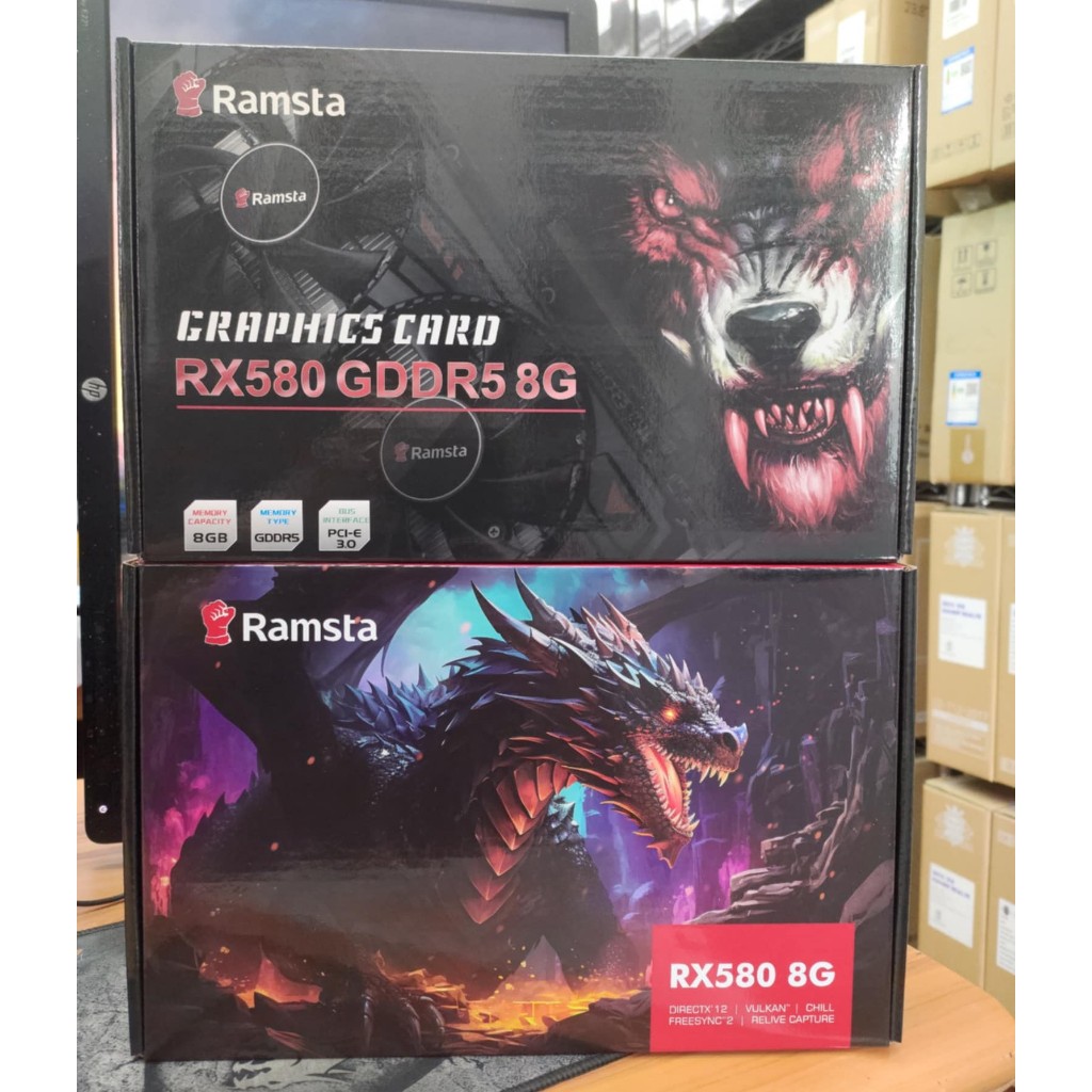 RAMSTA RX 580 8GB 256BIT (BRANDNEW) | Shopee Philippines
