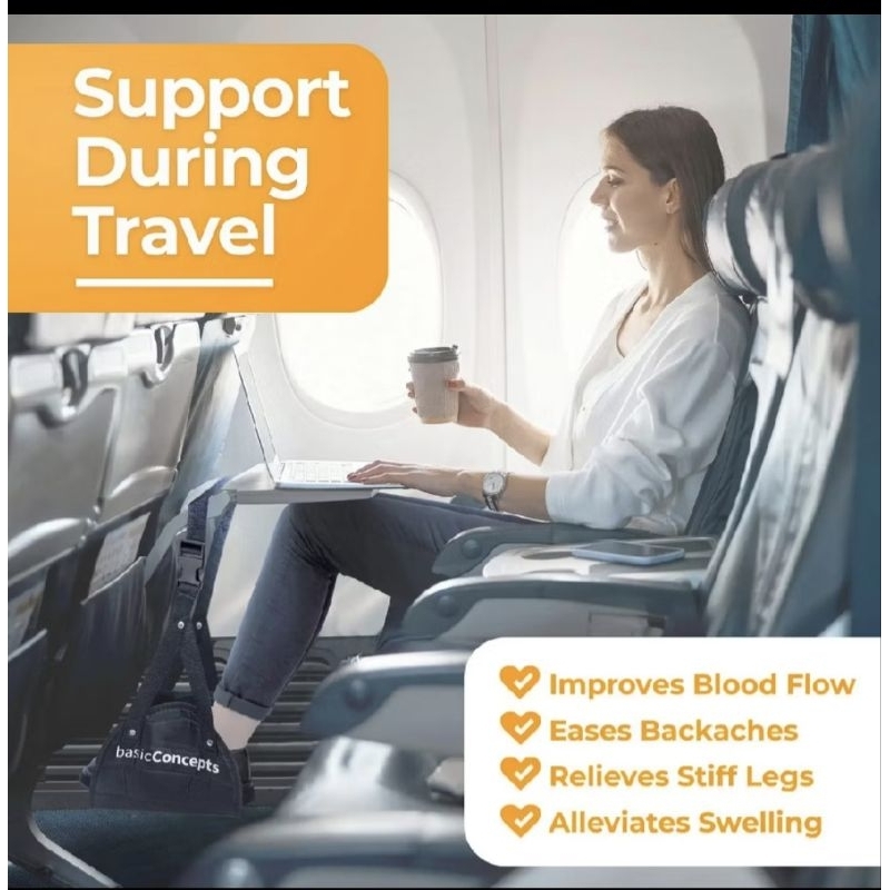 TRAVEL FOOT HAMMOCK FOR PLANE/BUS/CAR/SHIP | Shopee Philippines