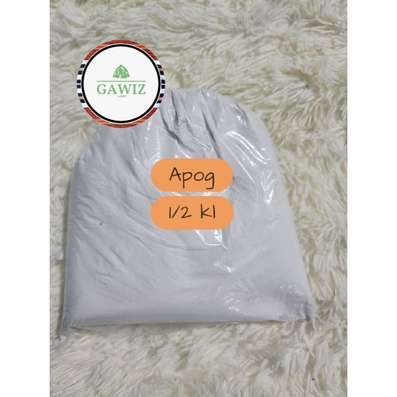 Apog 1/2 kilo Pang nganga Lime powder | Shopee Philippines