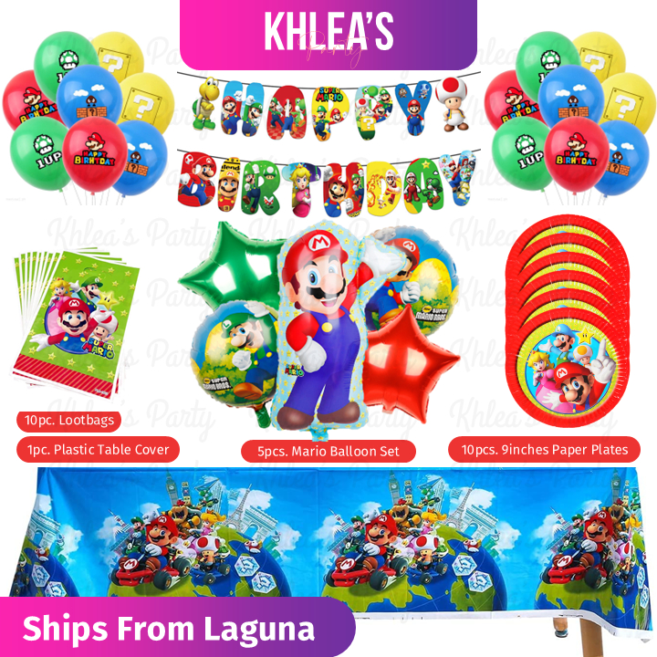 Mario Luigi Super Brothers Birthday Party Theme Decorations (SOLD PER ITEM) | Shopee Philippines