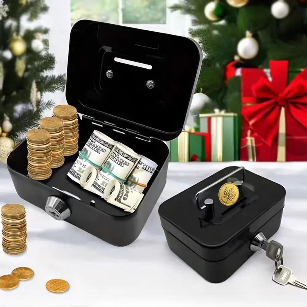 Children Coin Banks money safety cashier Cash box safe deposit box mini ...
