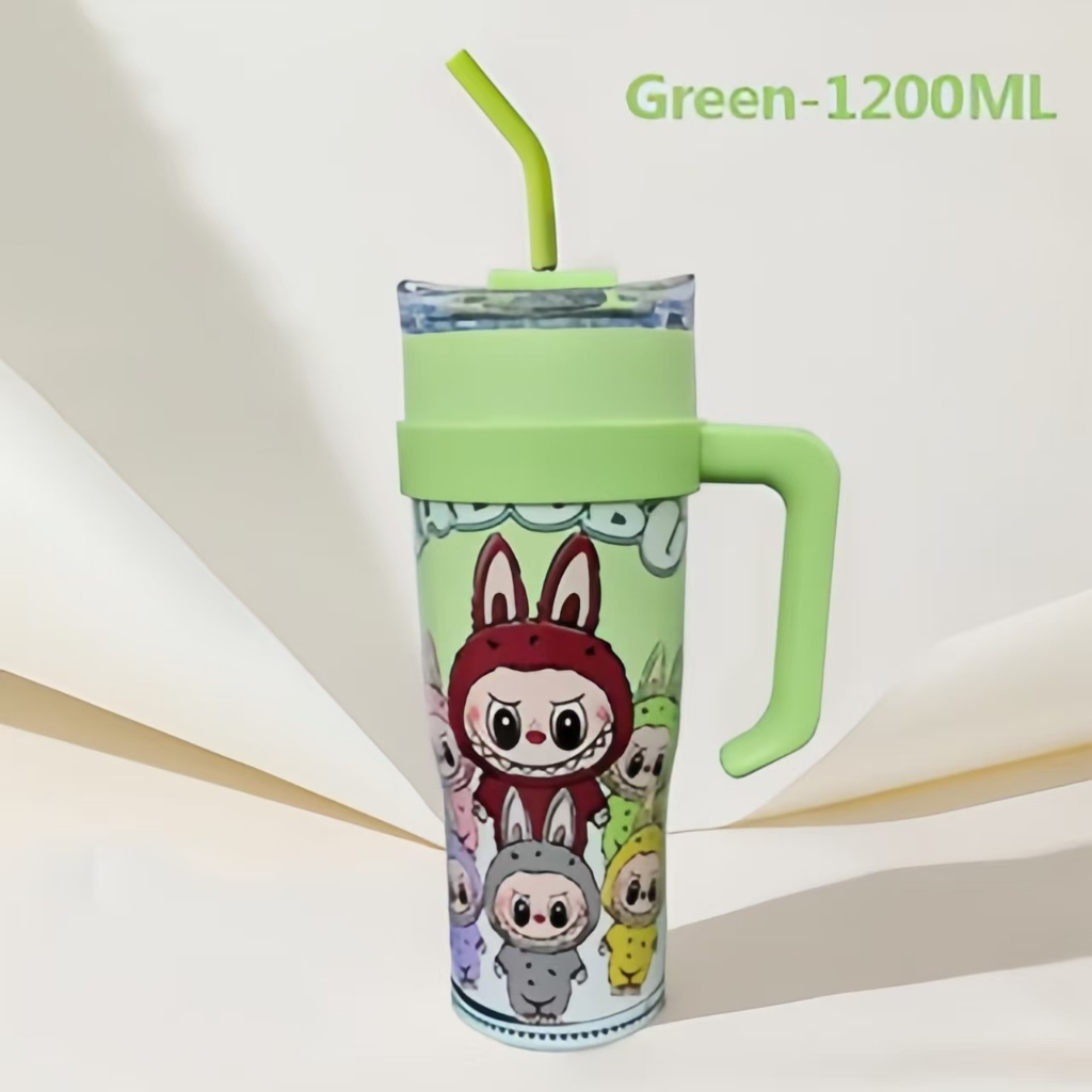 Labubu Tumbler 316 Stainless Coffee Cup Hot&Cold Water Bottle With ...
