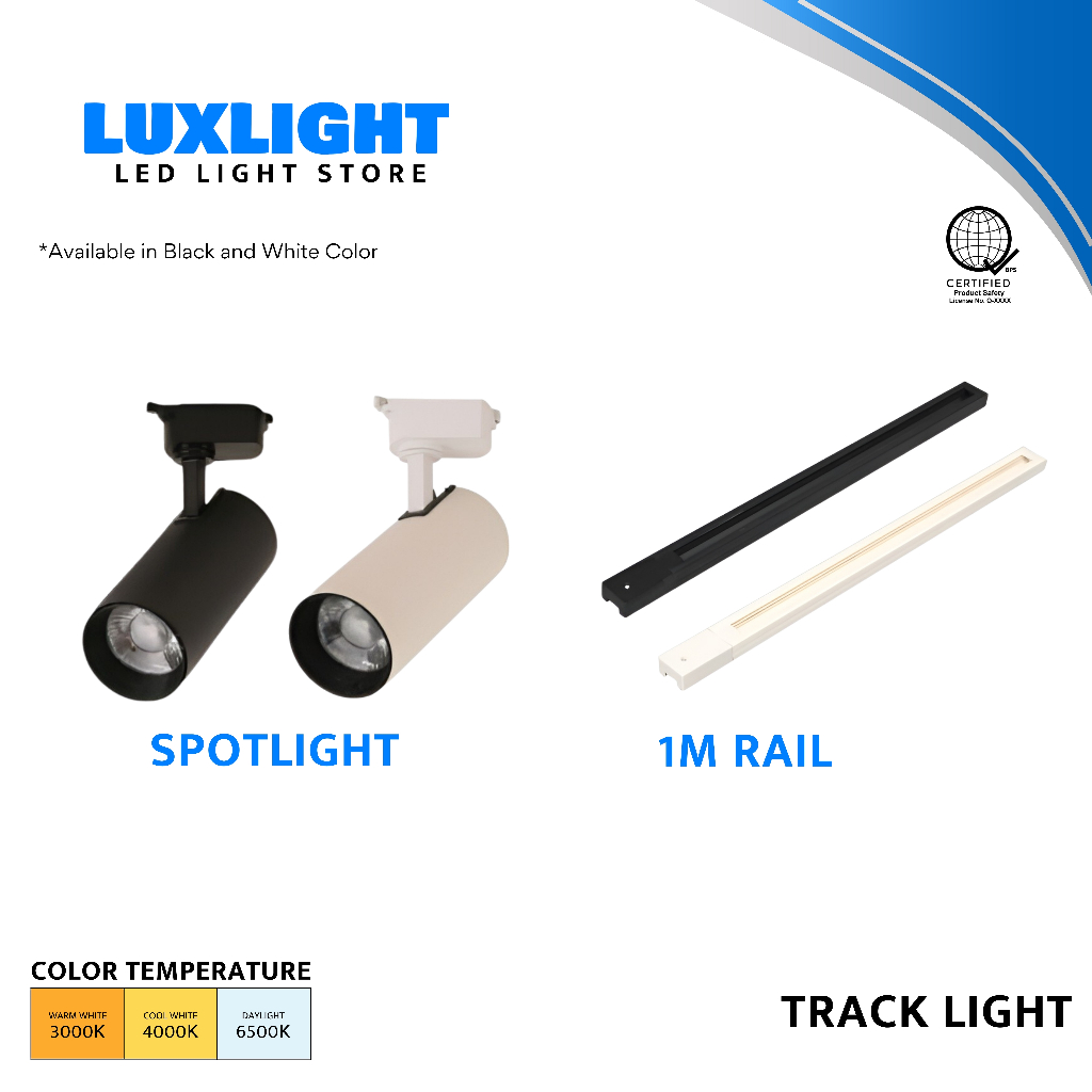 [SET] Track Light Set COB Spotlight 10W 20W 30W Lighting Fixtures ...
