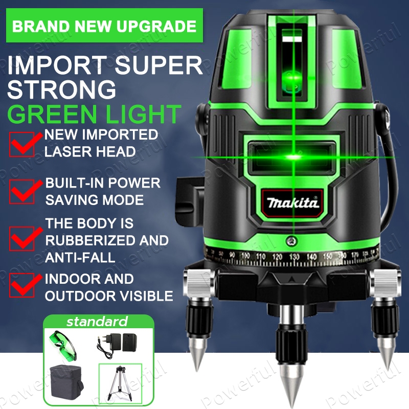 2/5 Line Laser Horizontal Line Laser Green Horizontal Vertical 360 ...