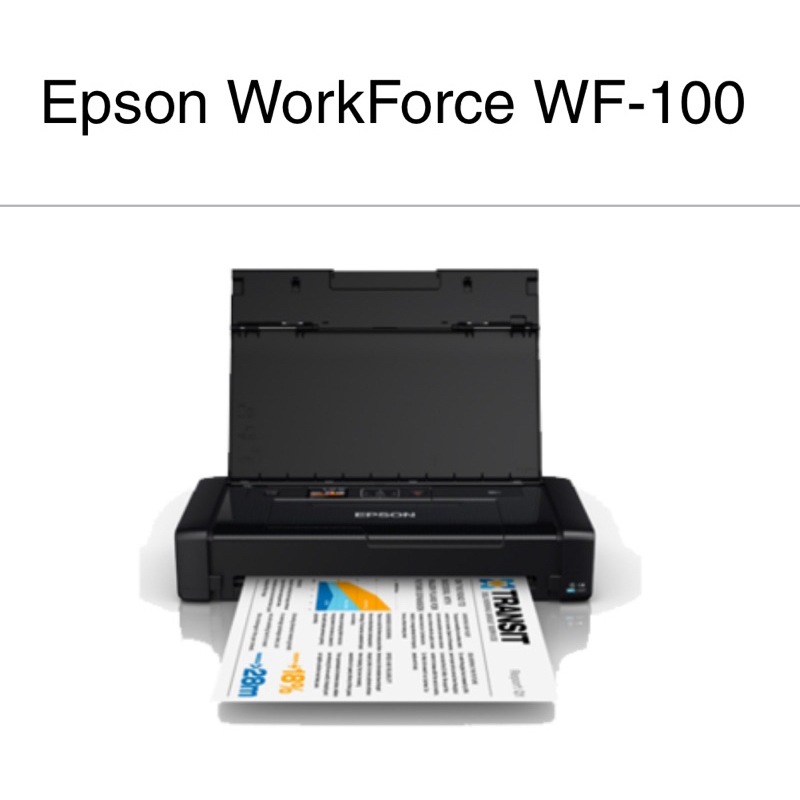 Epson WorkForce WF-100 Wi-Fi Inkjet Printer WF100 | Shopee Philippines