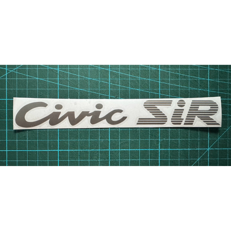 Civic sir honda sticker for back (1pc) | Shopee Philippines