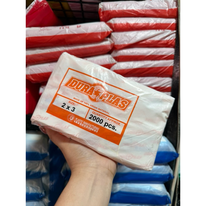 2x3 DuraPlas Plastic (2000pcs) | Shopee Philippines