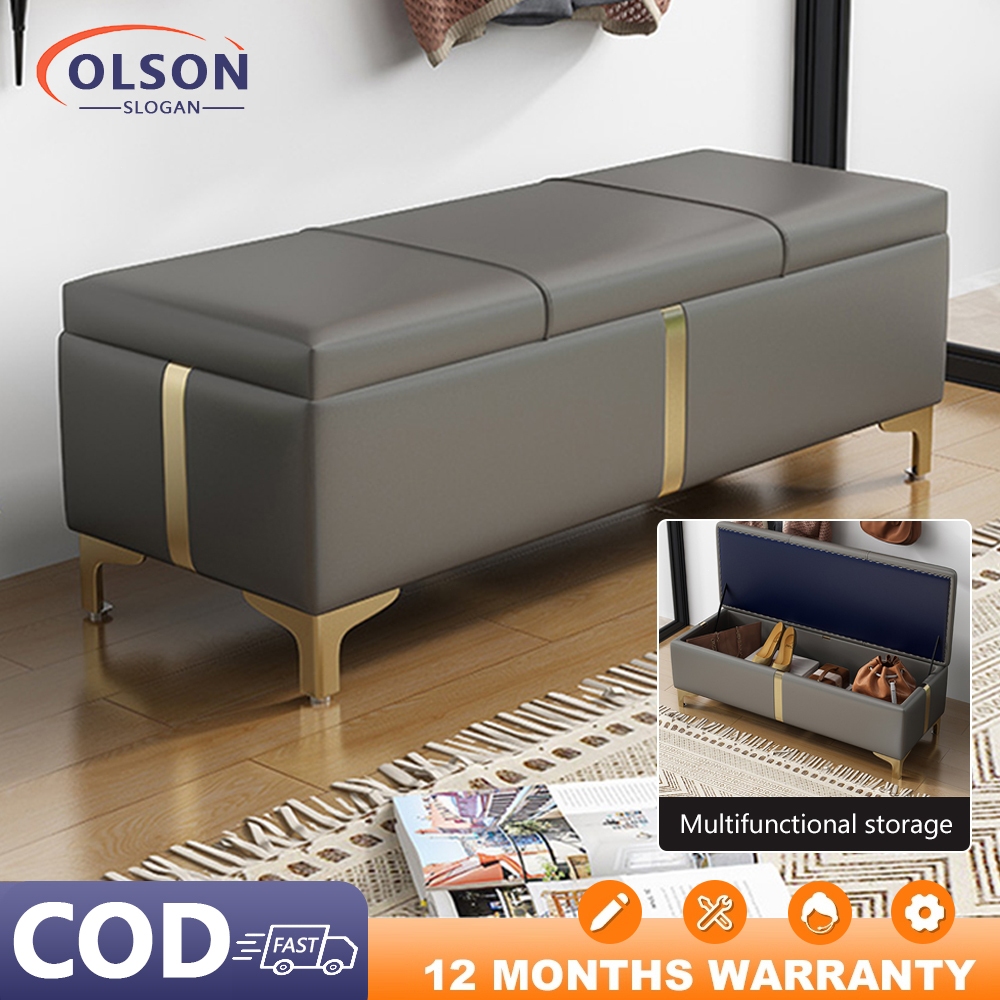 Nordic style shoe change stool Multi-functional household light luxury ...