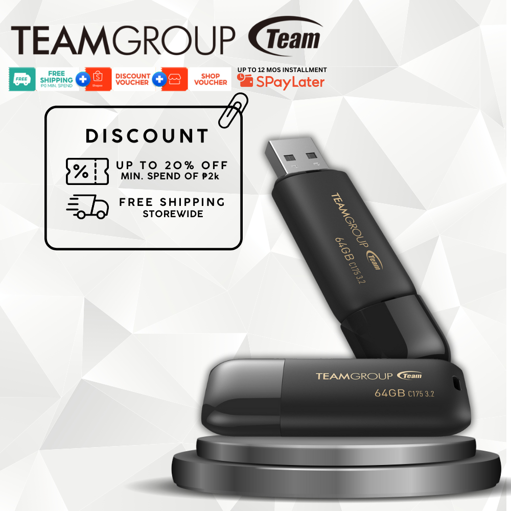 TEAM GROUP C175 32GB/64GB/128GB USB 3.2 Gen1 FLASH DRIVE | Thumb Drive | Shopee Philippines