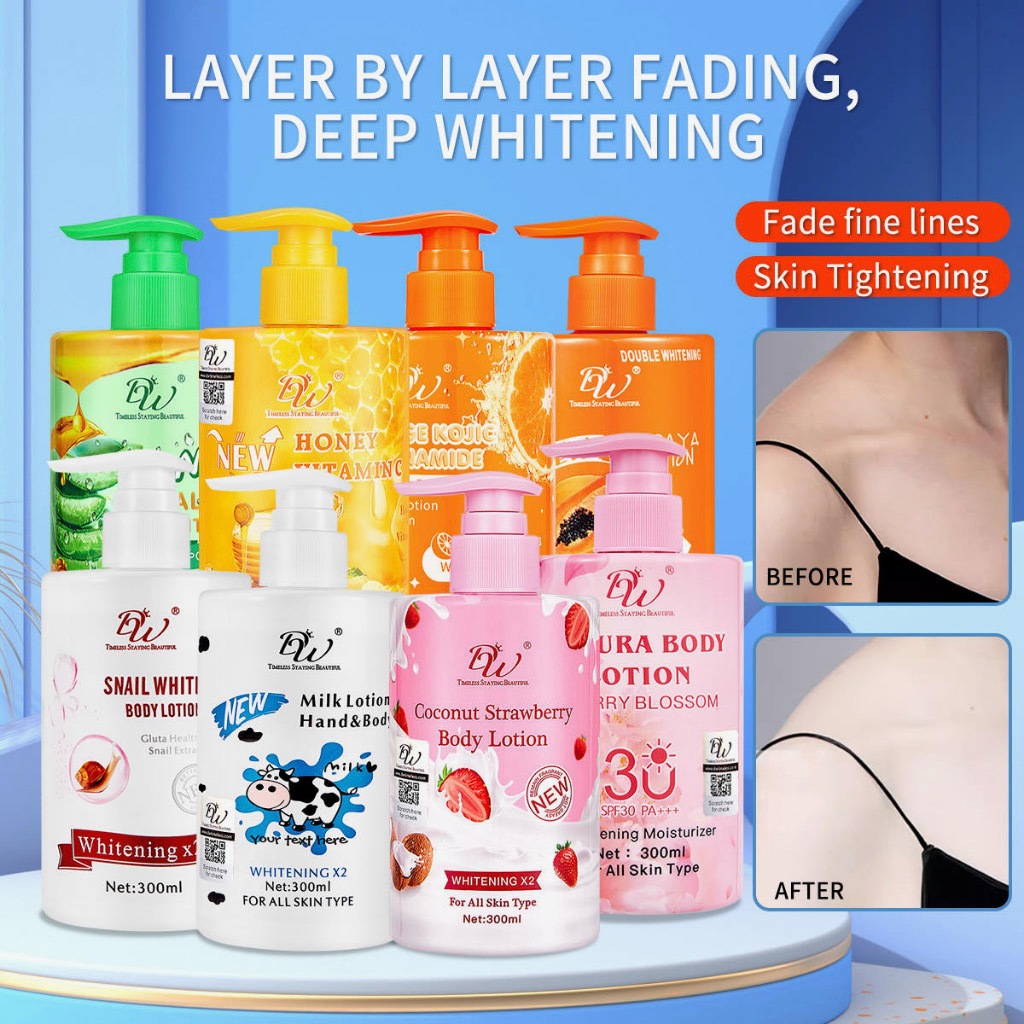 DW Papaya Lotion with Gluta Acid and Papaya Extract Niacinamide Body ...