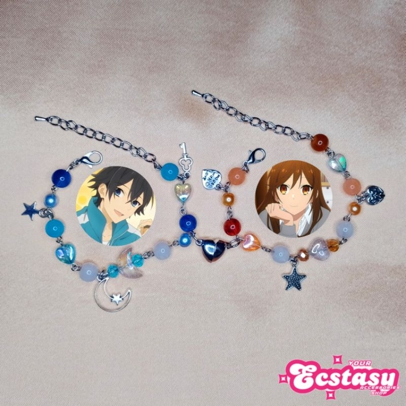 Horimiya Miyamura Izumi and Hori Kyouko Inspired Couple Bracelet | Your ...