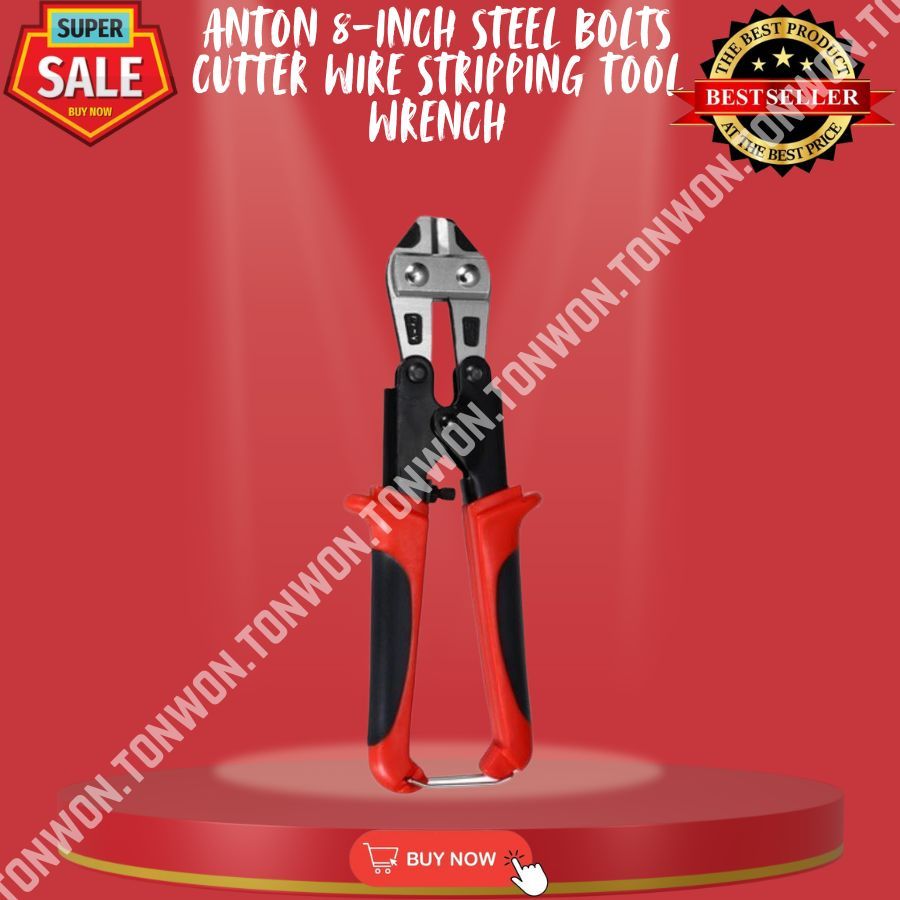 Anton 8-inch Steel Bolts Cutter Wire Stripping Tool Wrench | Shopee ...