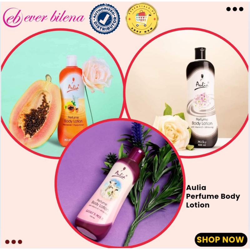 NEW AULIA PERFUME BODY LOTION 600ML | Shopee Philippines