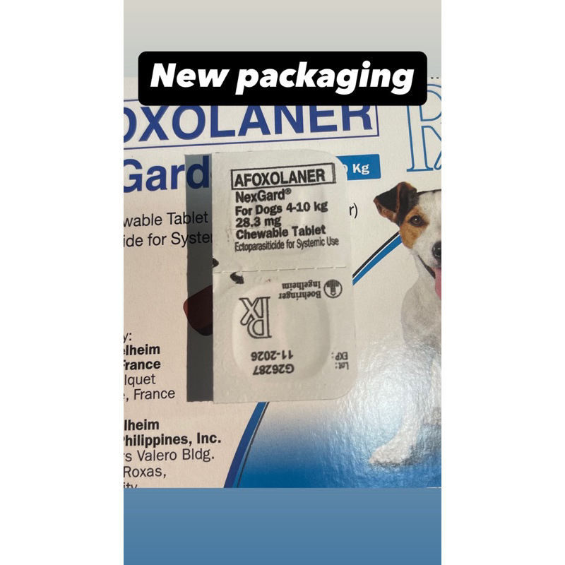 Nexgard plain /Nexgard Spectra per tab Anti Tick & Flea w/ Sticker by ...