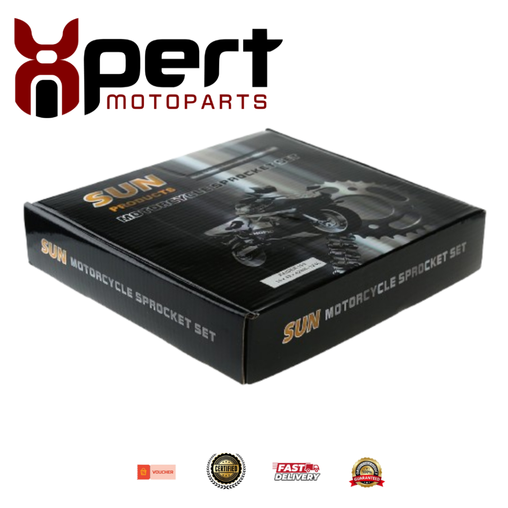SUN MOTORCYCLE SPROCKET SET | Shopee Philippines