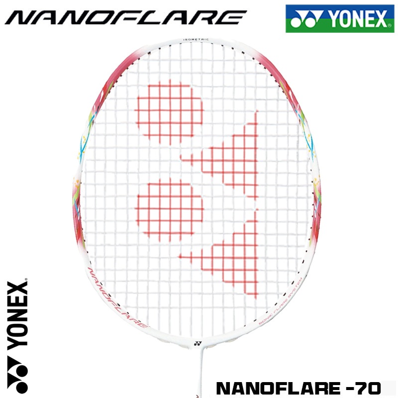 YONEX NANOFLARE 70 Badminton Racket Full Carbon Single 4U 26-30Lbs 83g Made In Japan | Shopee ...