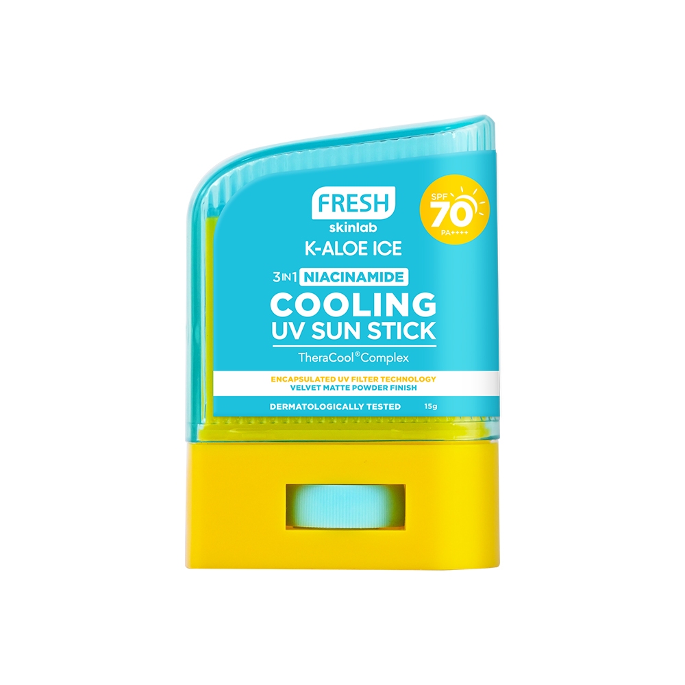 FRESH Skinlab K-Aloe Ice 3 in 1 Niacinamide Cooling UV Sun Stick SPF 70 ...