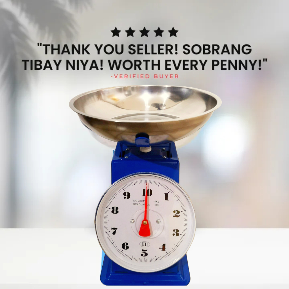 Weighing Scale 10 kilograms / Timbangan 10 kilo / Bowl Type WeighingScale | Shopee Philippines