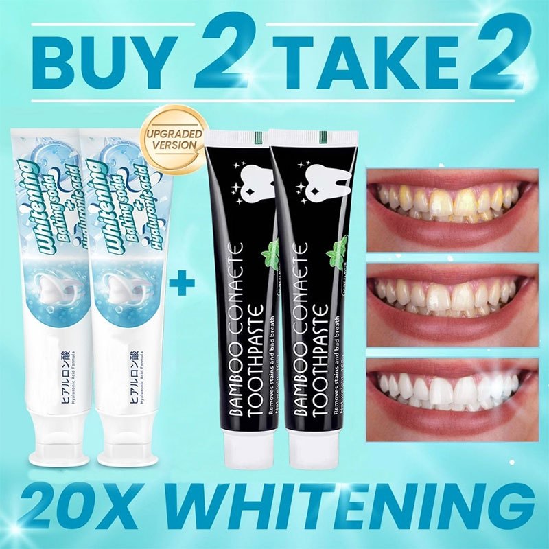 Scoban Whitening Toothpaste Teeth Toothpaste Hyaluronic Acid Charcoal ...