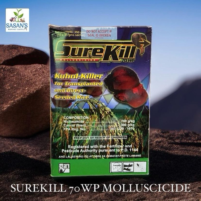 SUREKILL 70WP MOLLUSCICIDE 1 box | Shopee Philippines