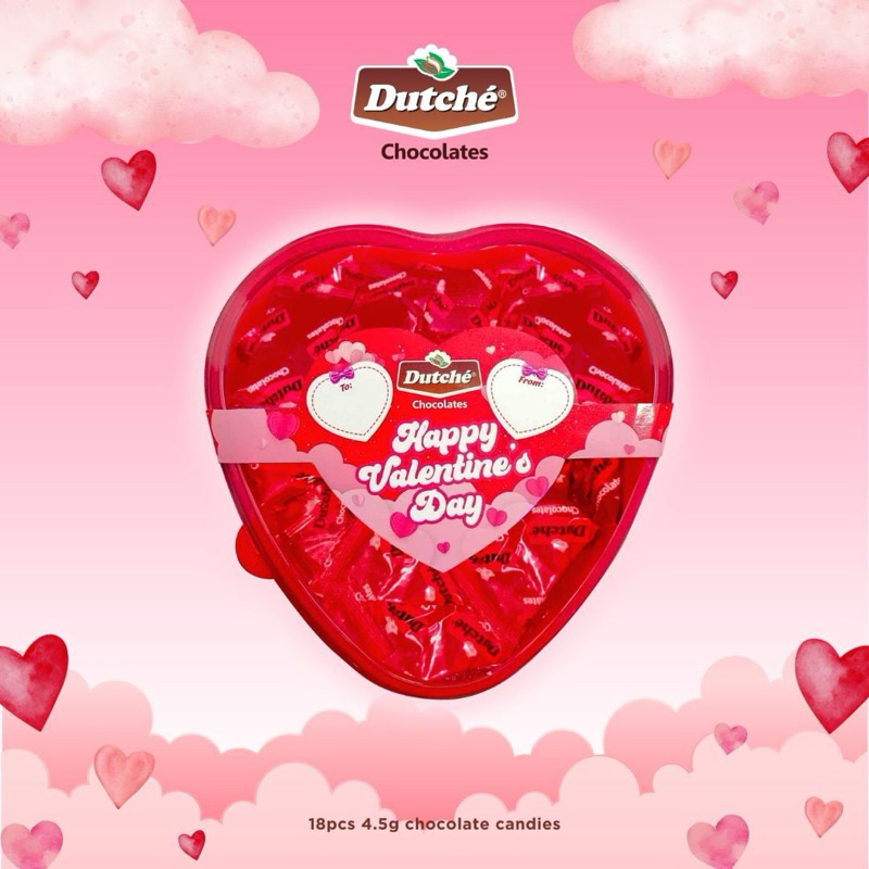 DUTCHE MOTHER’s DAY / VALENTINES BOX / POUCH CHOCOLATES 18 PCS INSIDE ...