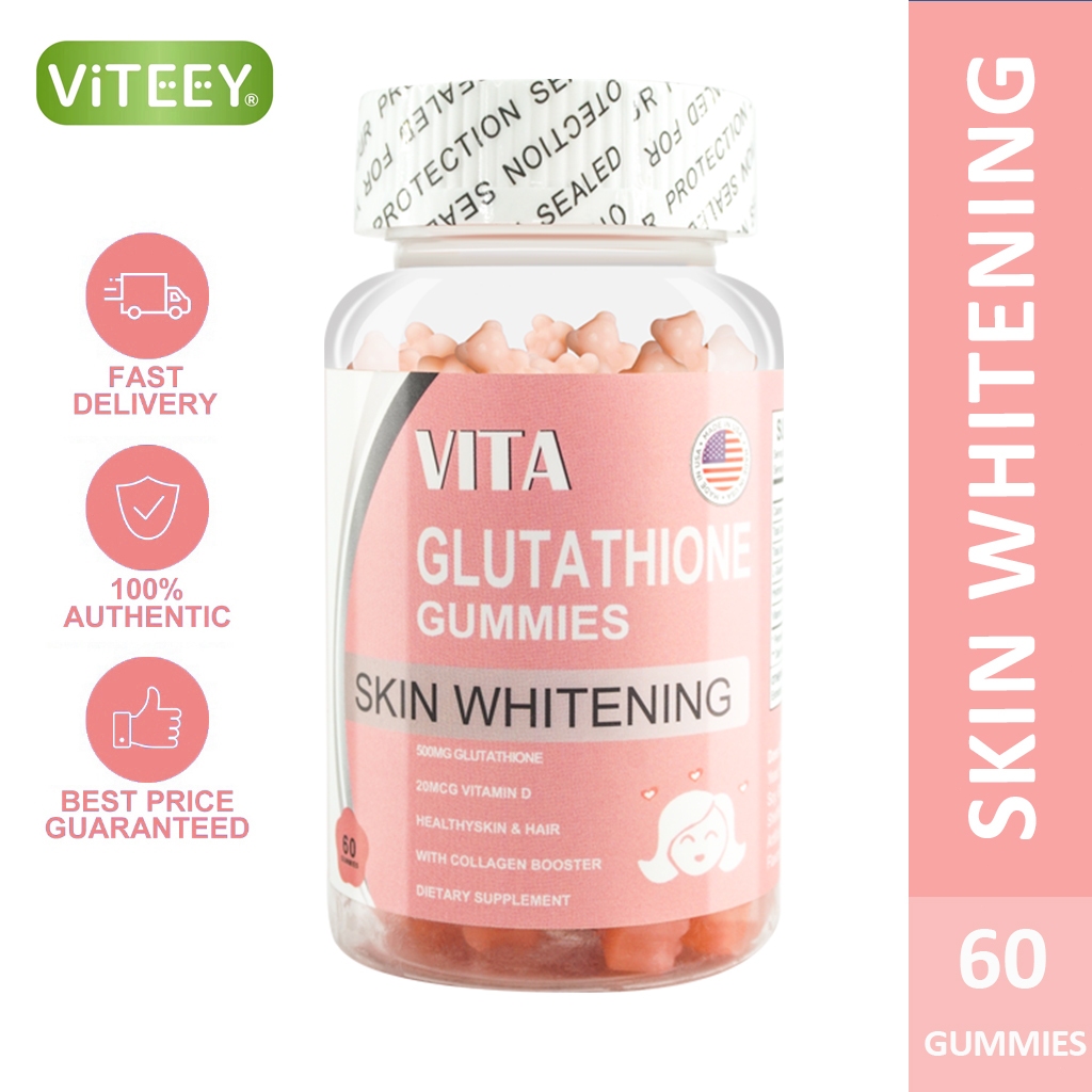 VITA Glutathione Collagen Vitamin Gummies for Anti-Aging Whitening Skin ...