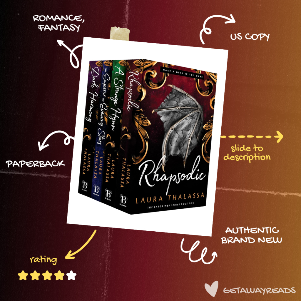 The Complete Bargainer Set (Rhapsodic) by Laura Thalassa (Paperback) | Shopee Philippines