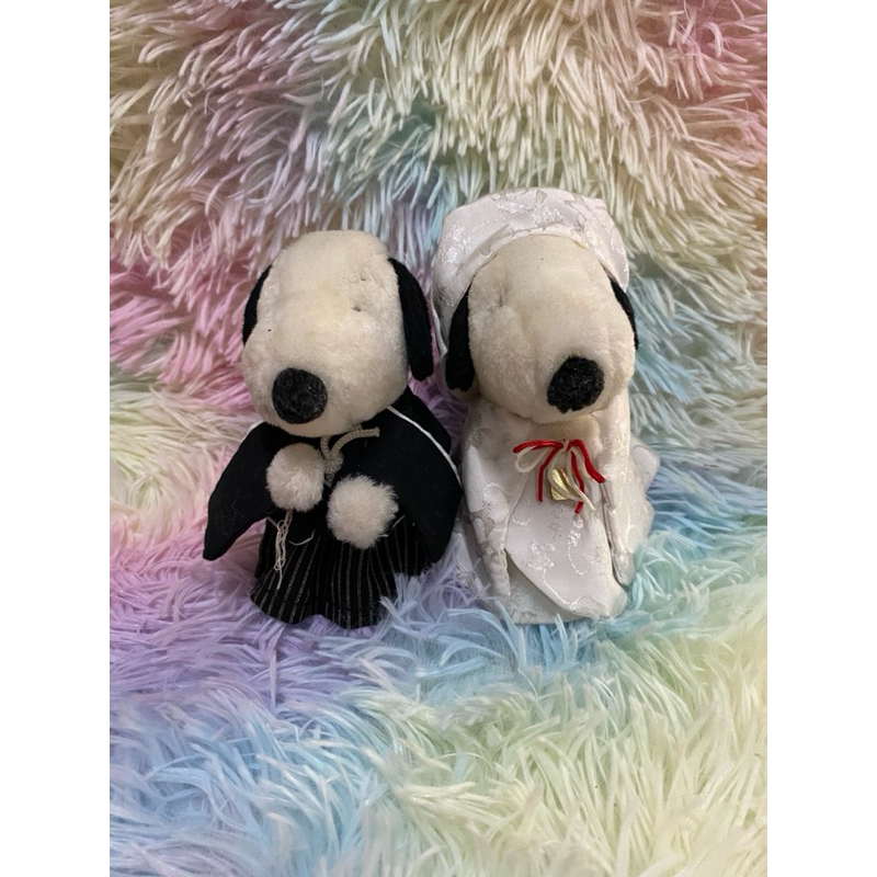 Peanuts Club Snoopy Wedding Couple Plush | Shopee Philippines