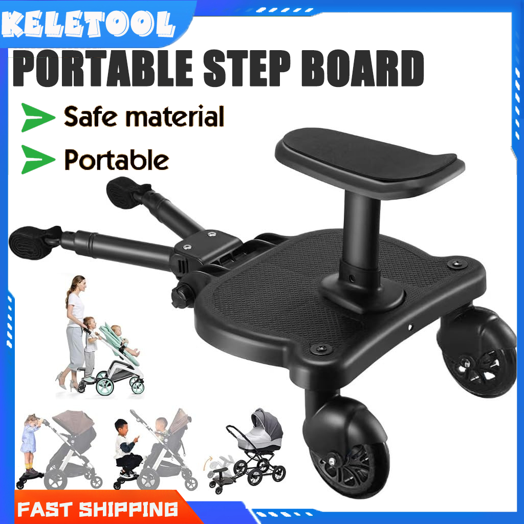 Stroller Step Buggy Board Connector Extended child standing pedal Child ...