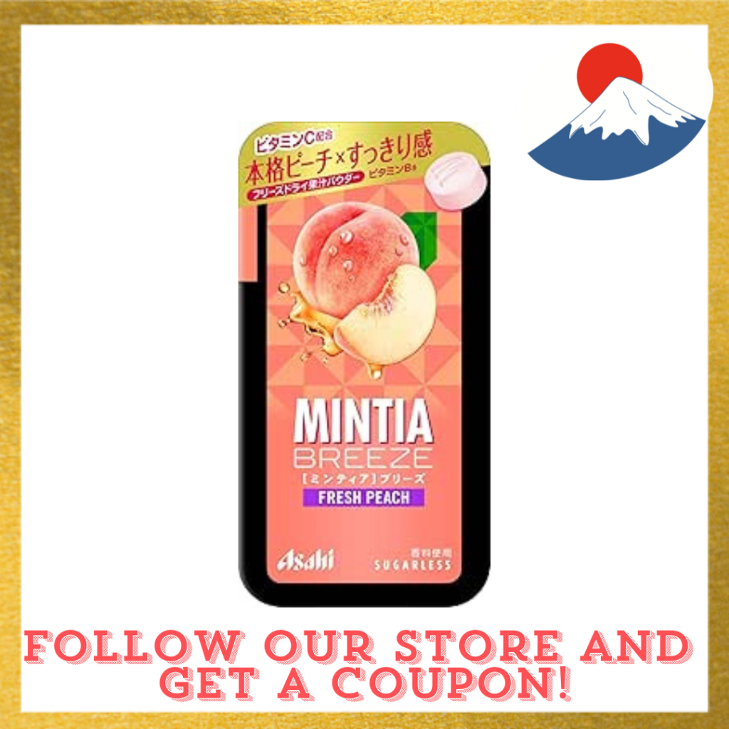 Asahi Group Foods Mintia Breeze Fresh Peach, 30 Tablets | Shopee Philippines