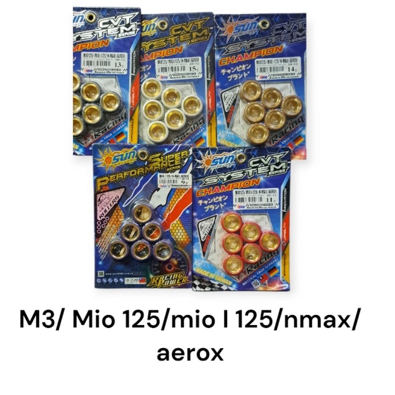 sun pulley ball bola mio i 125/mio 125/ aerox/ nmax | Shopee Philippines