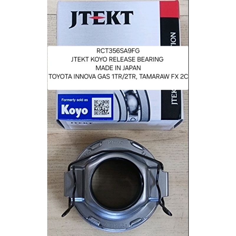 RELEASE BEARING TOYOTA INNOVA GAS 1TR/2TR, TAMARAW FX 2C (JTEKT KOYO ...